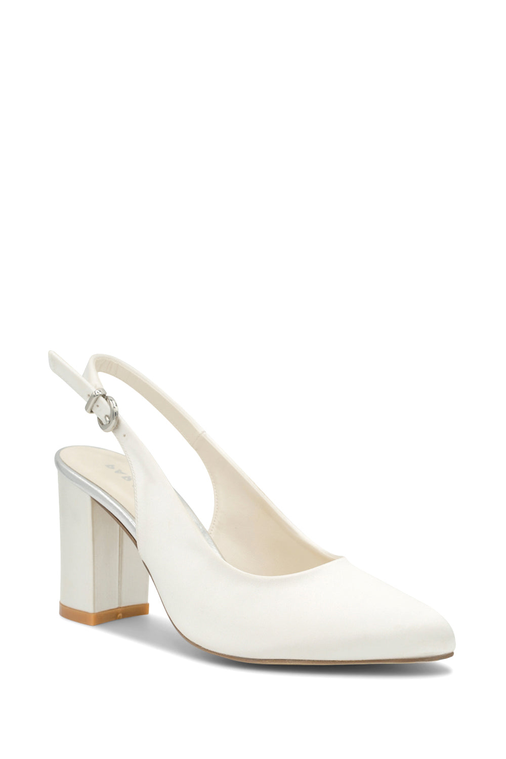 Alston Ivory | High Block Heel Sling Back | Paradox London