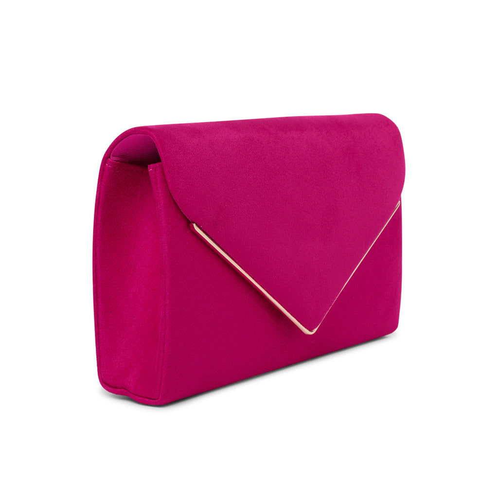 Delyssa Fuchsia | Clutch Bag | Paradox London