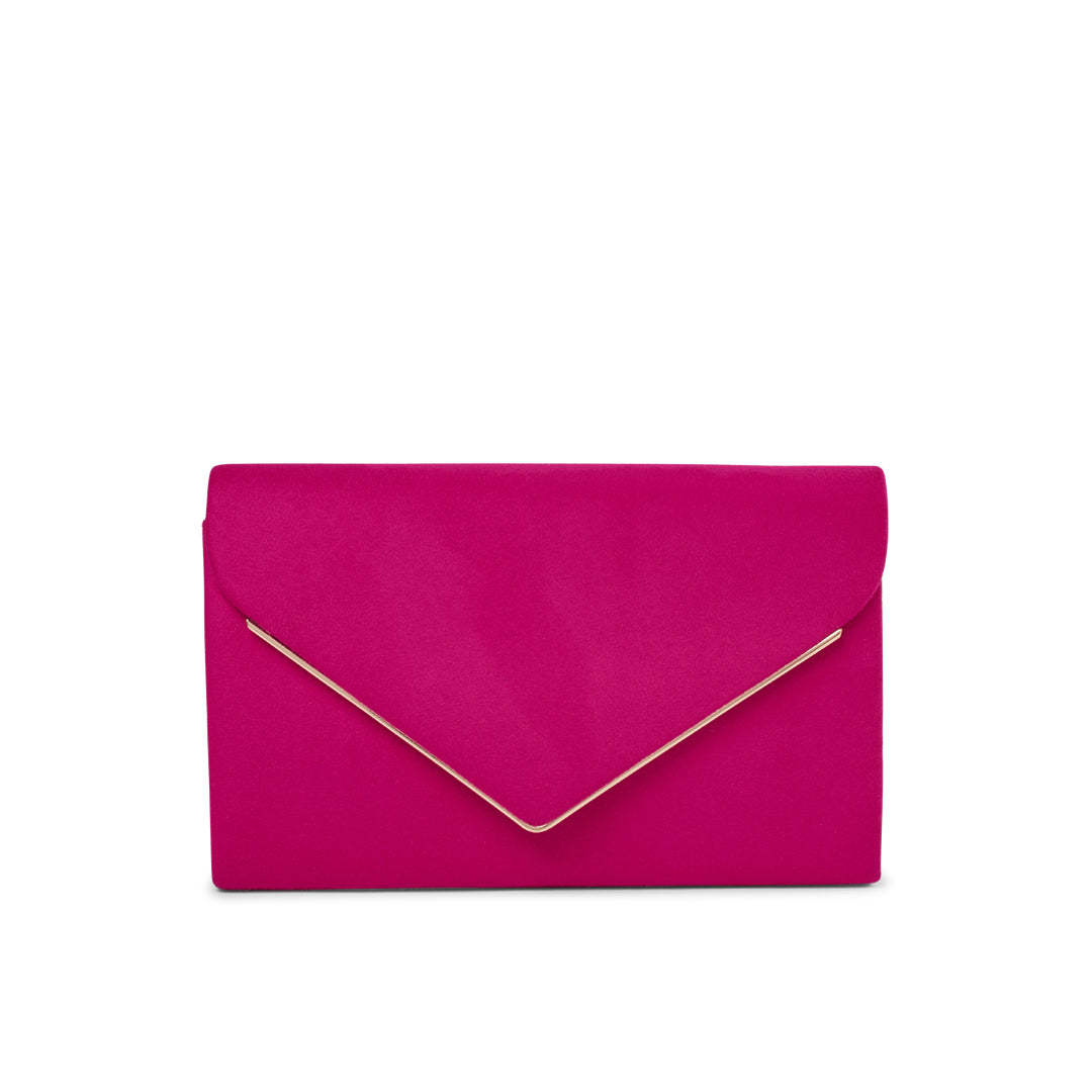 Delyssa Fuchsia | Clutch Bag | Paradox London