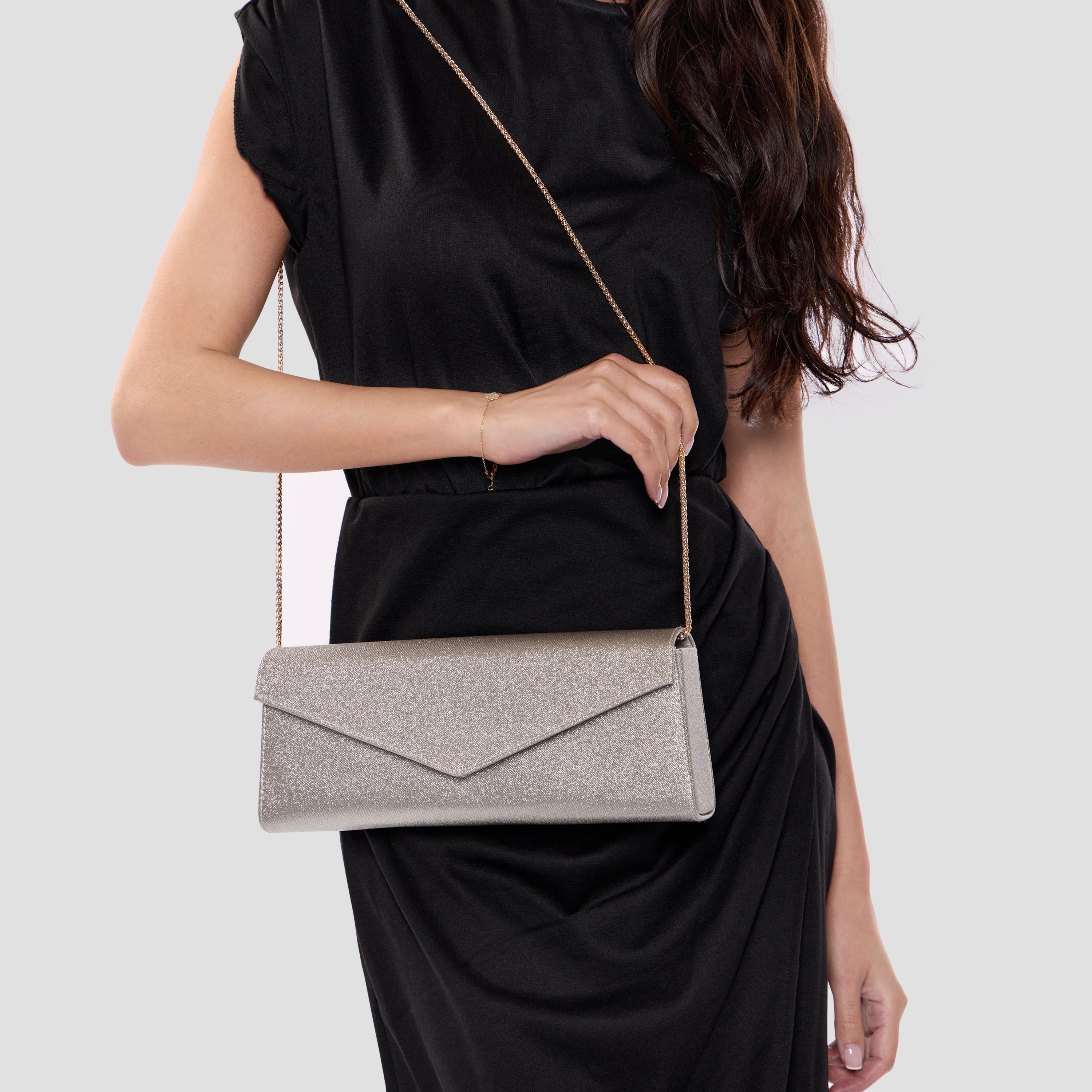 Daryna Silver | Clutch Bag | Paradox London